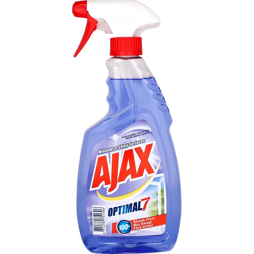 Ajax płyn do szyb 500ml okna i błyszczące powierzchnie - CzystySklep.pl