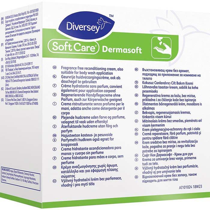 Diversey Soft Care Dermasoft H9 krem do rąk 800ml - CzystySklep.pl