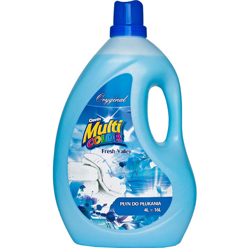 Clovin Multicolor płyn do płukania tkanin Oryginal 4L - CzystySklep.pl