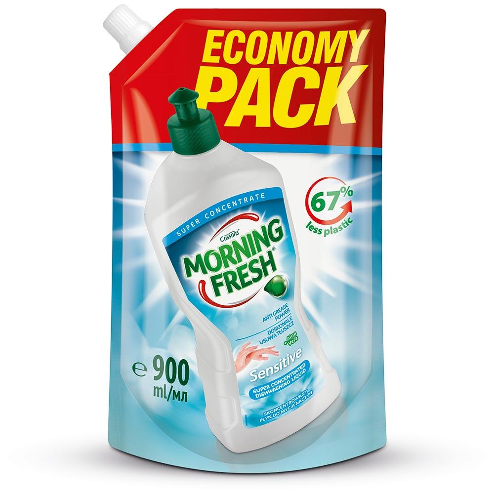 Morning Fresh płyn do mycia naczyń Sensitive Aloe 900ml Zapas ...
