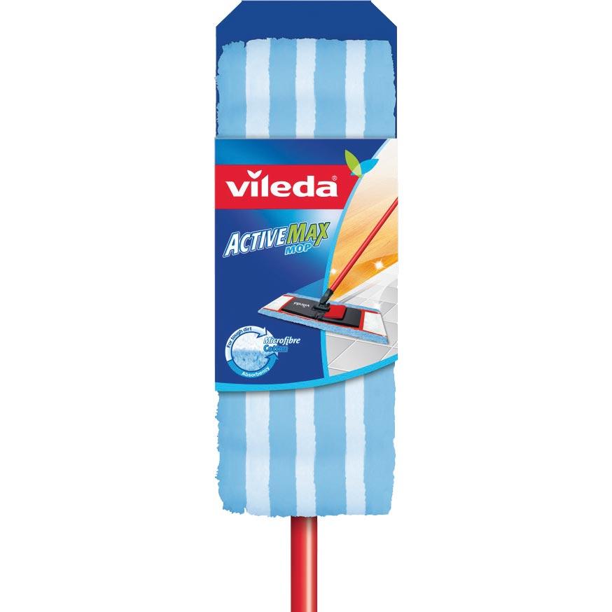 Vileda Active Max mop płaski z trzonkiem - CzystySklep.pl
