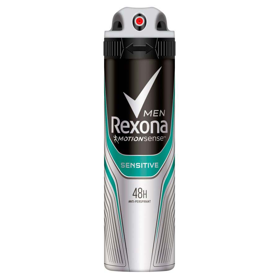 Rexona dezodorant men Sensitive 150ml antyperspirant - CzystySklep.pl