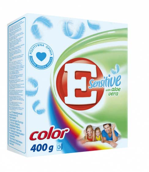 E proszek do prania 400g do koloru sensitive - Hurtownia środków ...