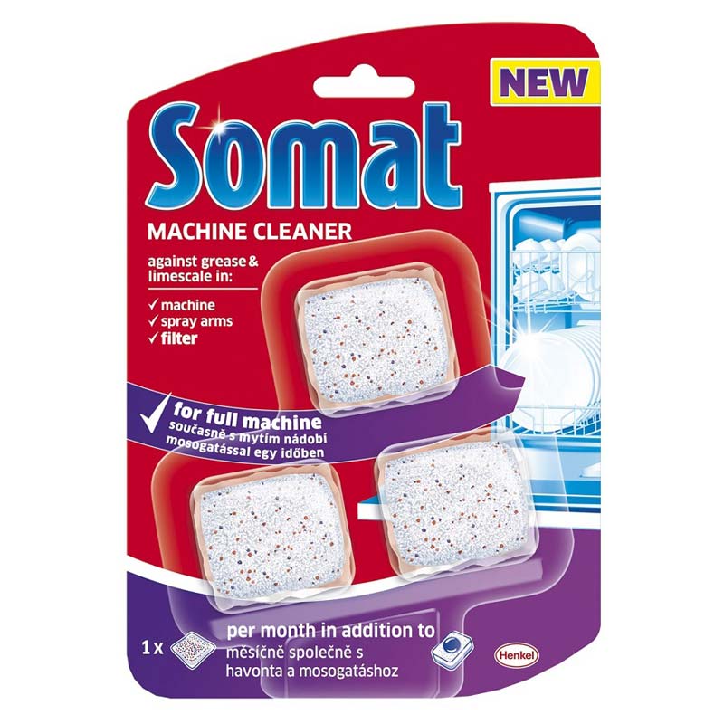 Somat kapsułki do czyszczenia zmywarki Machine Cleaner 3 szt ...