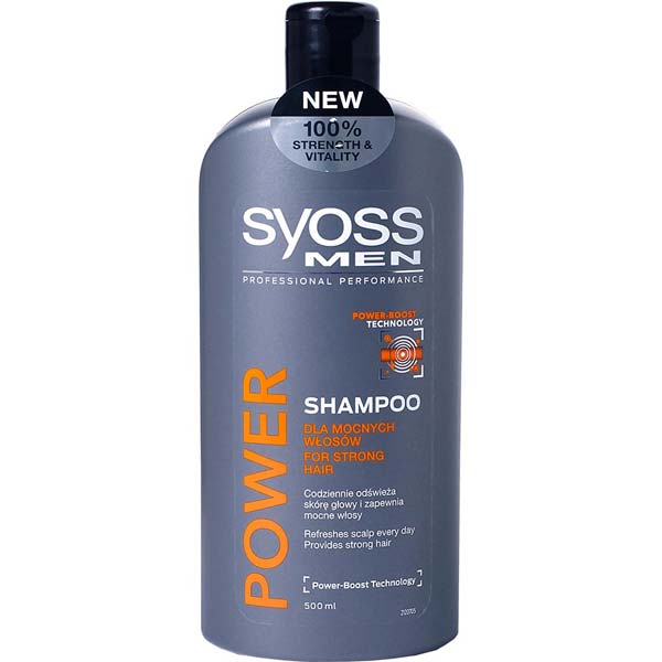 Syoss MEN szampon Power & Strength 500ml - CzystySklep.pl