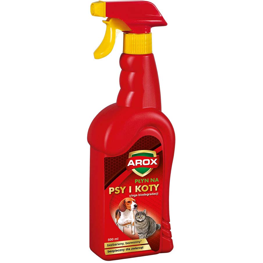 Arox preparat odstraszający psy i koty 500ml spray - Hurtownia środków ...